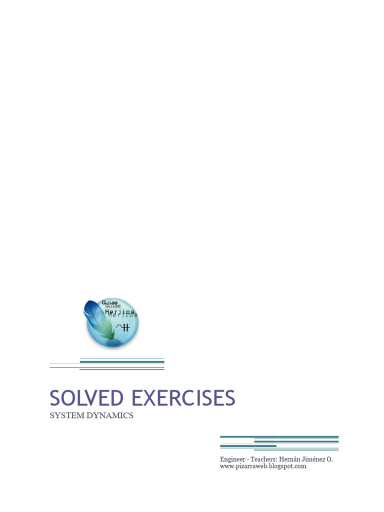 Solved Exercises System Dynamics | PDF | Positive Feedback | Labour Economics