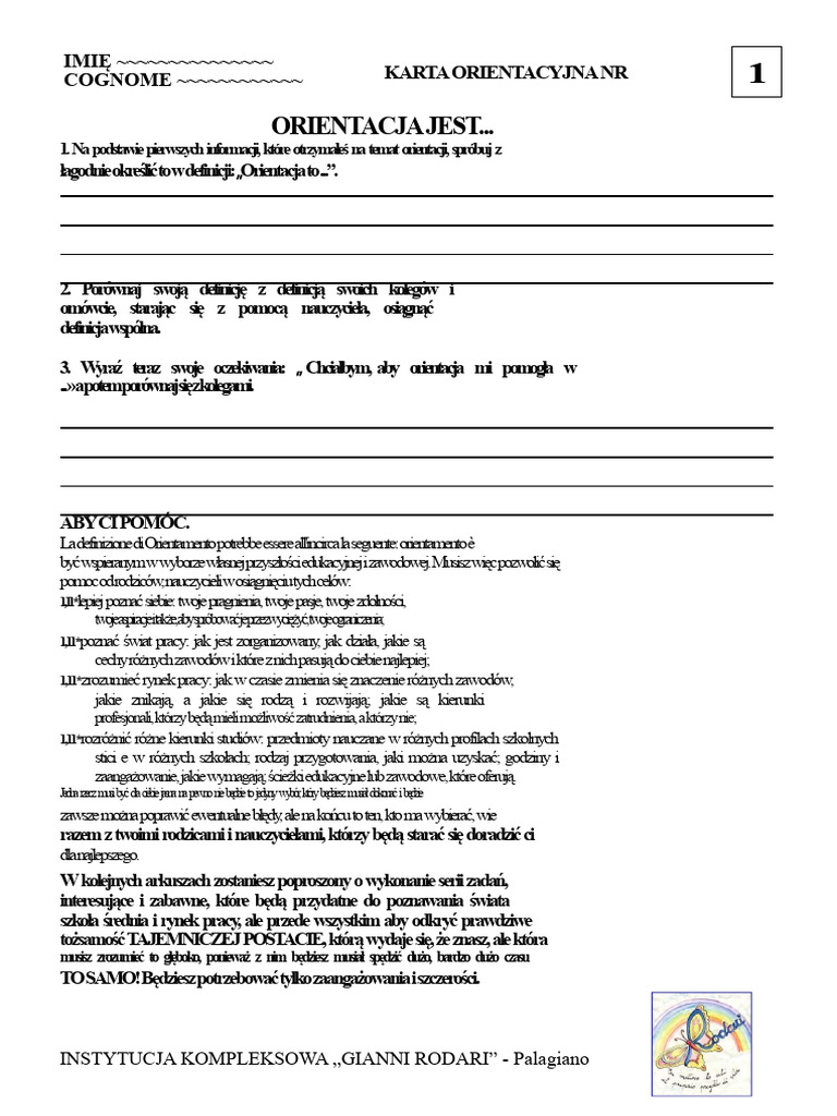 Karty Orientacyjne | PDF