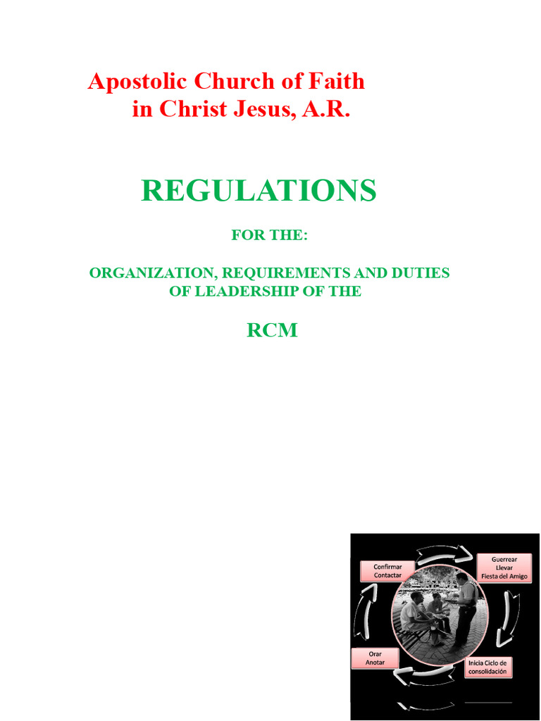 Organization of The RCM Ii | PDF | Eucharist | Bishop