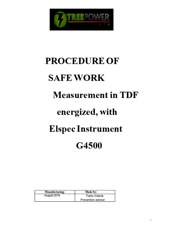 SAFE WORK PROCEDURE ENERGIZED EQUIPMENT | PDF | Personal Protective ...