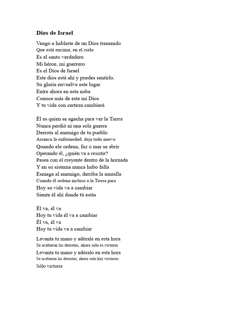 Dios de Israel | PDF