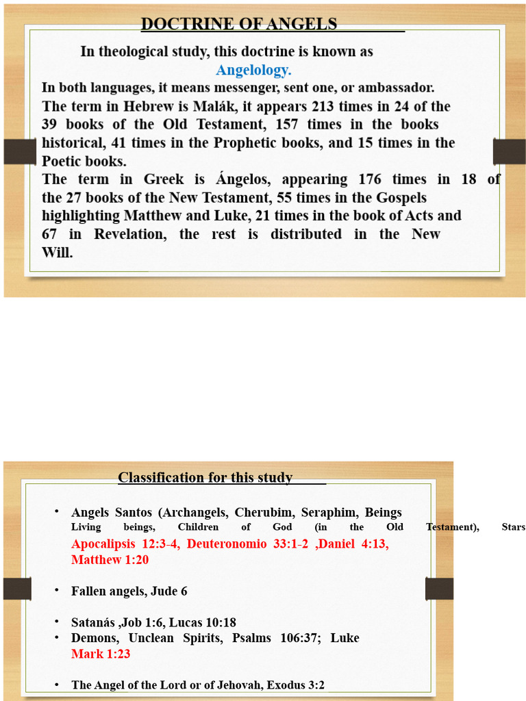 Doctrine of the Angels | PDF | Angel | Religious Texts