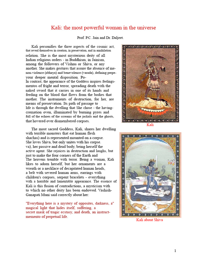 Kali | PDF | Kali | Devi