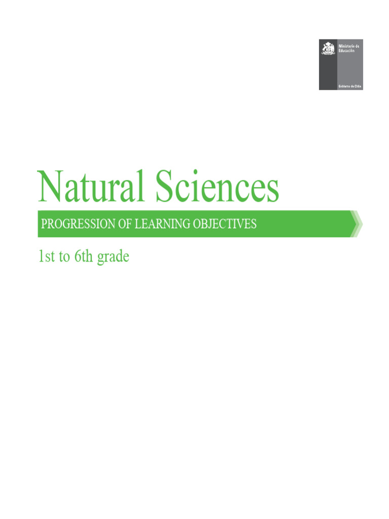 Natural Sciences Curriculum: Grades 1-6 | PDF | Science | Experiment