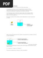 Measuring Irregular Object Volume | PDF