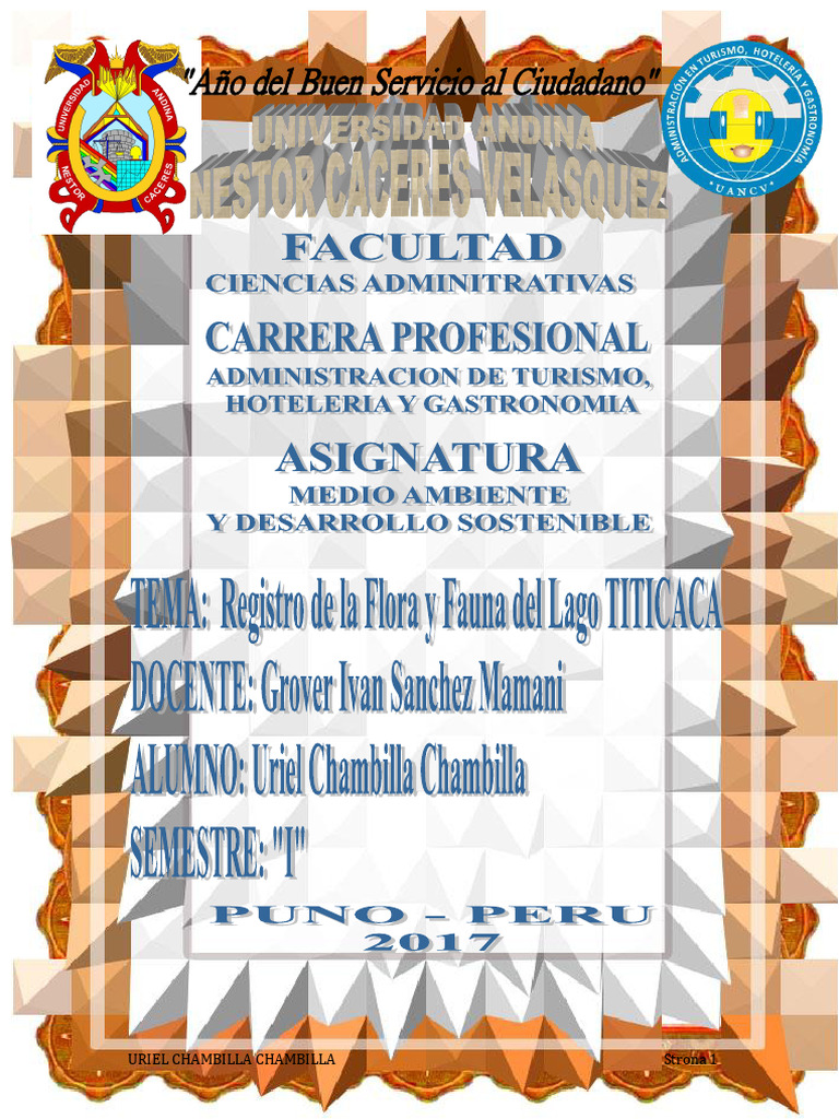 Flora I Fauna Jeziora Titicaca | PDF
