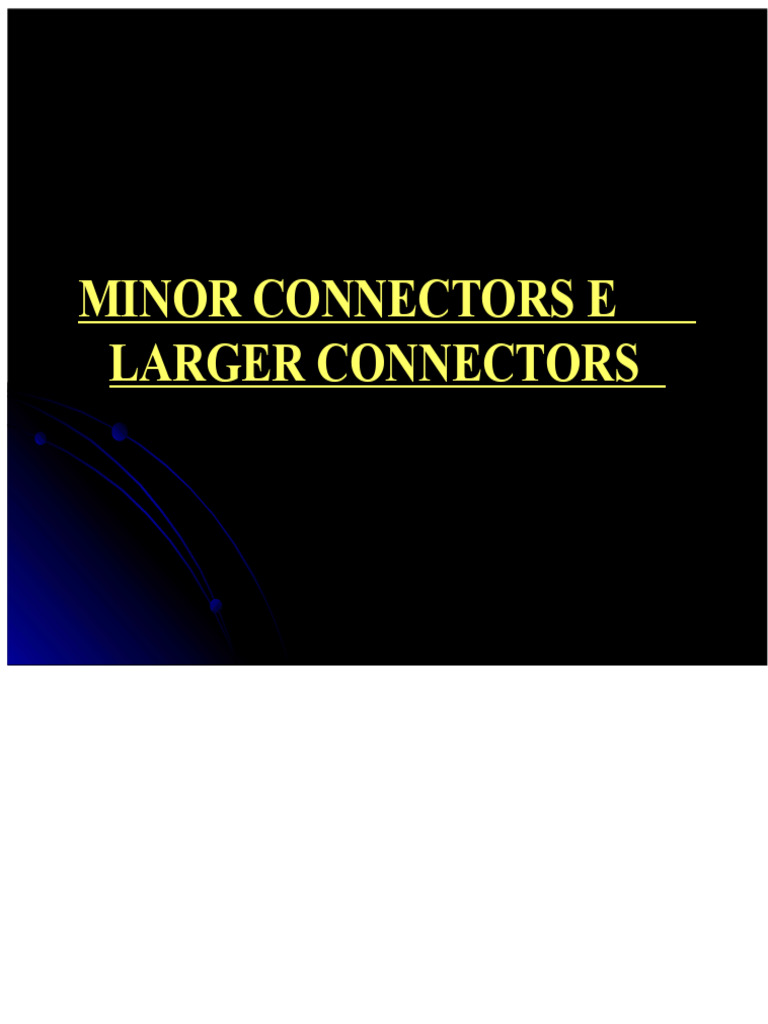 Types of Dental Connectors Explained | PDF