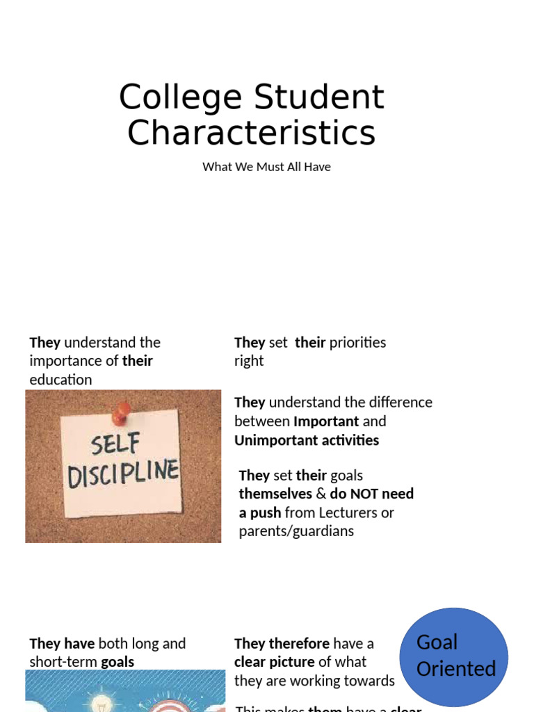 Essential Traits of Successful College Students | PDF | Learning ...