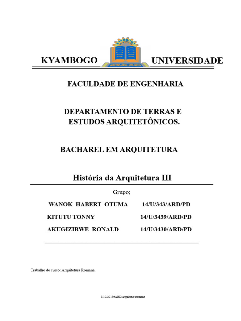 história do arco romano.pdf | PDF | Cúpula | Roma Antiga