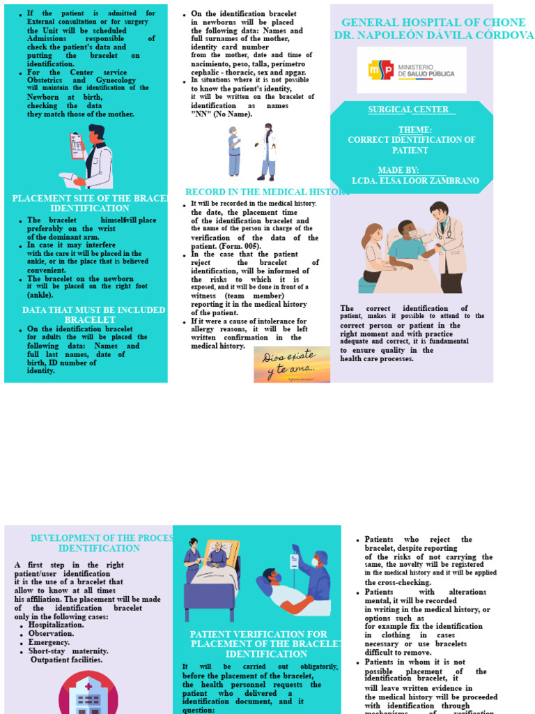 Patient Identification Brochure | PDF | Identity Document | Patient