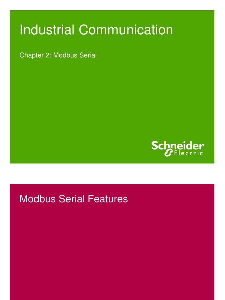 Industrial Communication Chapter 2 Modbus Serial Pdf Physical Layer Protocols Networks 0464