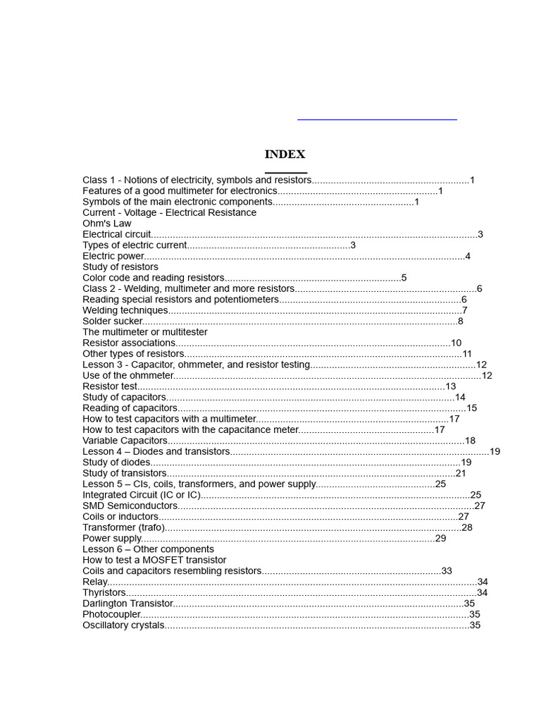 Basic Electronics Course.pdf | PDF | Capacitor | Diode