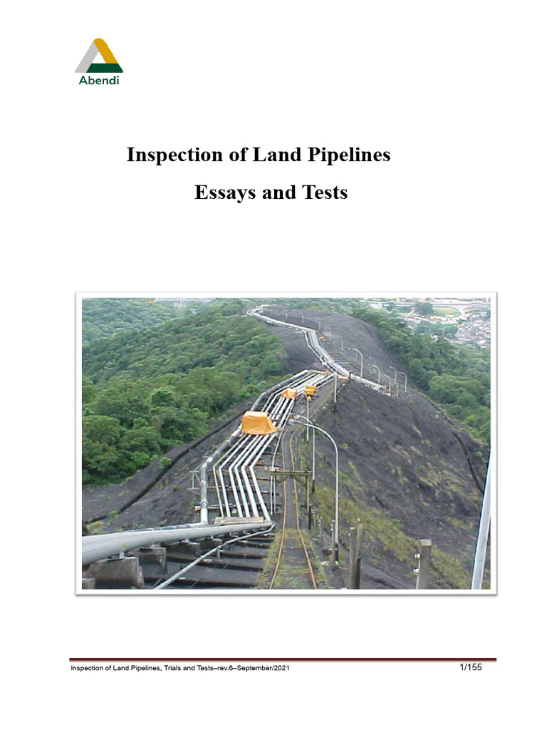 Land Pipeline Inspection Guidelines | PDF | Occupational Safety And ...