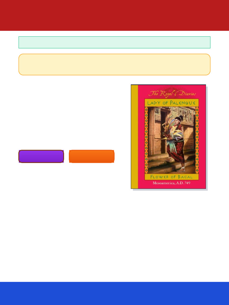 Lady of Palenque Flower of Bacal Mesoamerica A D 749 1st Edition Edition Anna Kirwan ebook ...