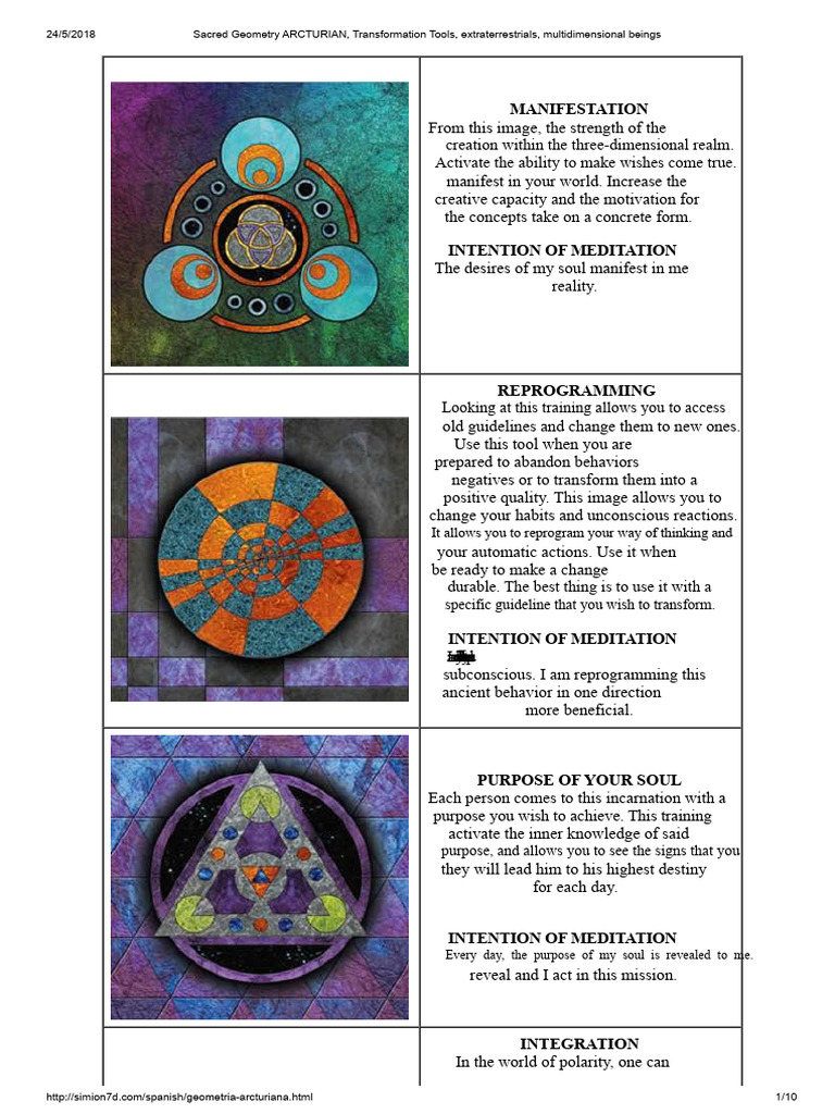 Sacred Geometry ARCTURIAN, Transformation Tools, Extraterrestrials ...
