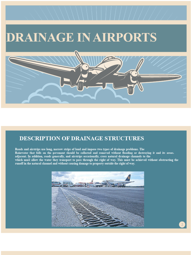 Airport Drainage Systems Explained | PDF | Sewage Treatment | Drainage ...