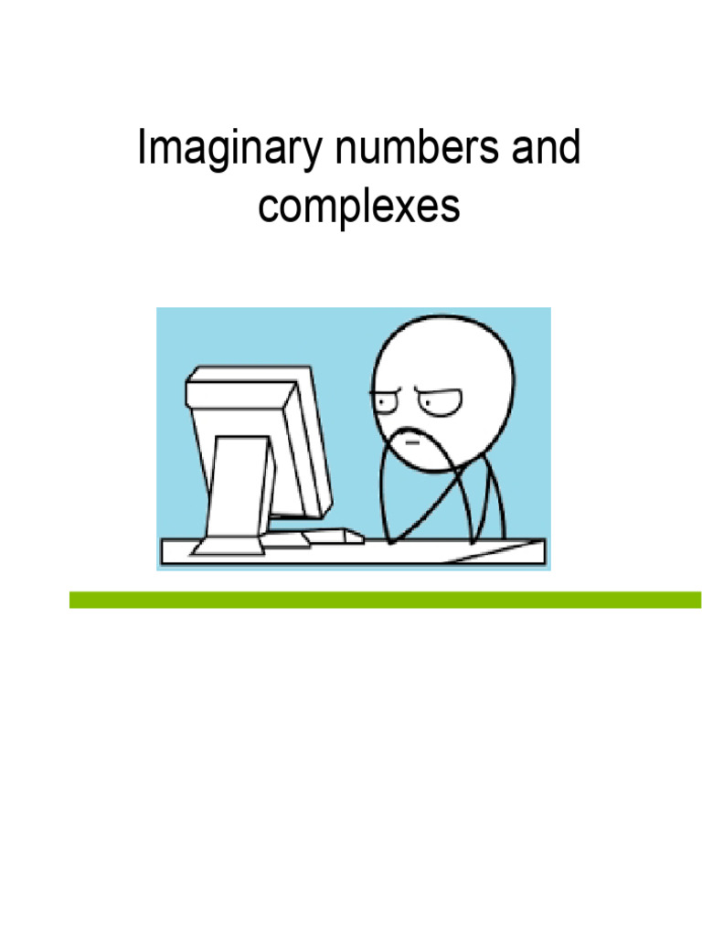 Understanding Complex and Imaginary Numbers | PDF | Complex Number ...