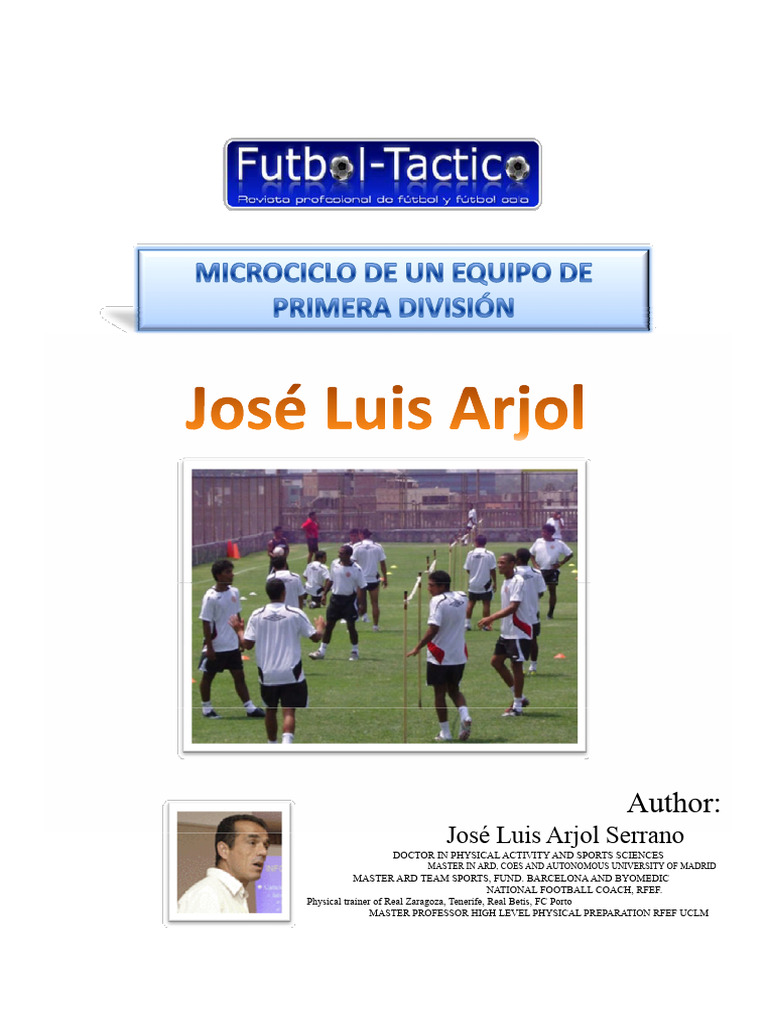 Football Training Microcycle Overview | PDF | Psychology