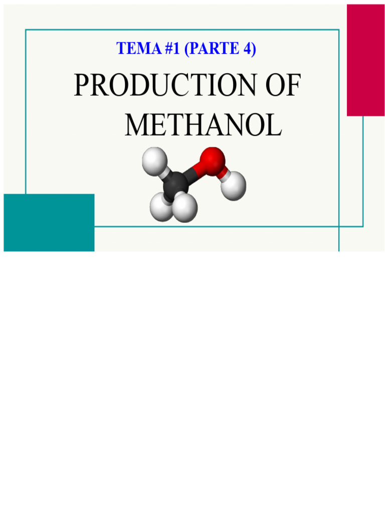 Methanol Production in South America | PDF | Distillation | Methanol