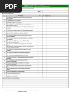 Toilet Inspection Checklist Template | PDF