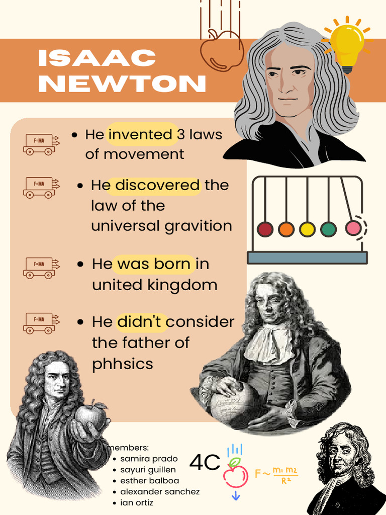 Isaac Newton: Laws of Motion & Gravity | PDF