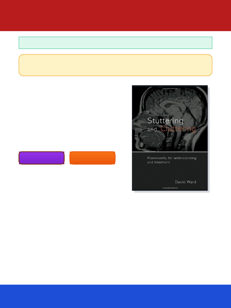 Stuttering and Cluttering Framework For Understanding and Treatment 1st ...