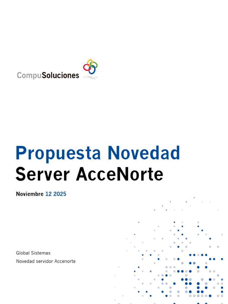 Oferta Novedad AcceNorte Actualizada | PDF | Servidor (Computación) | Bios
