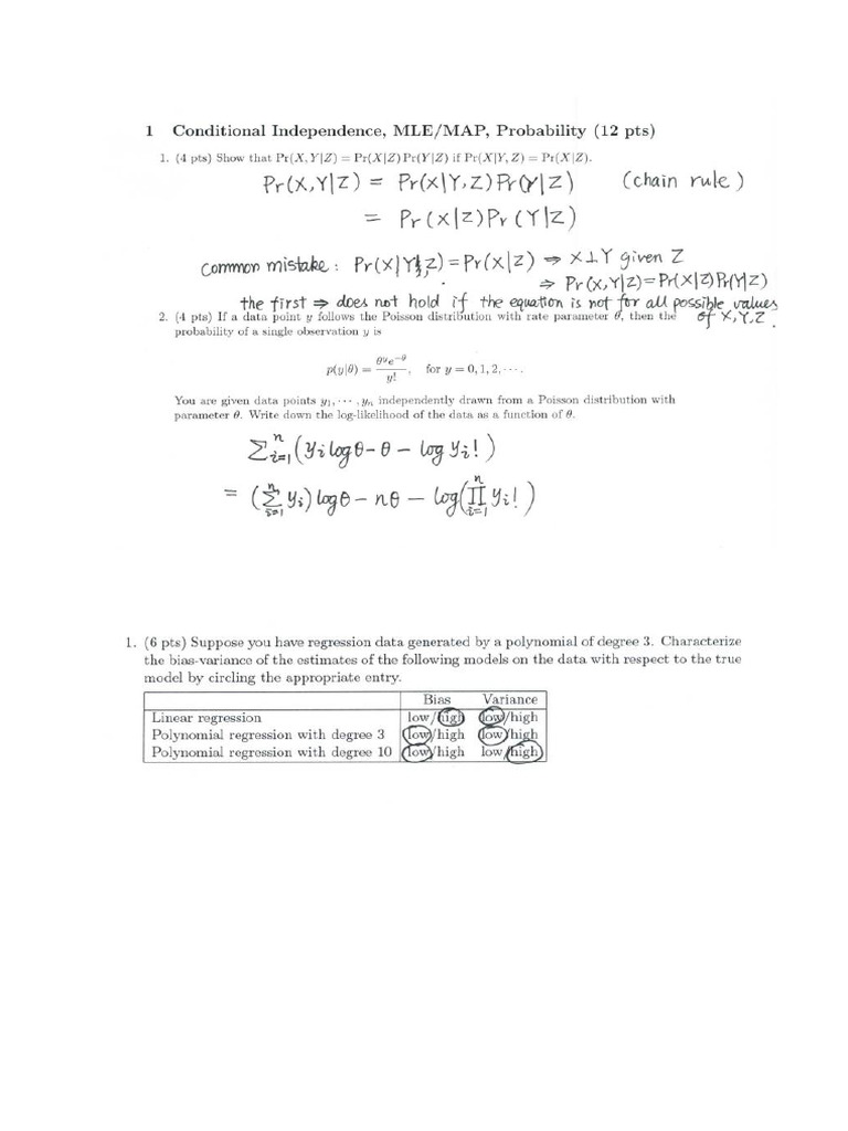 ML Questions | PDF