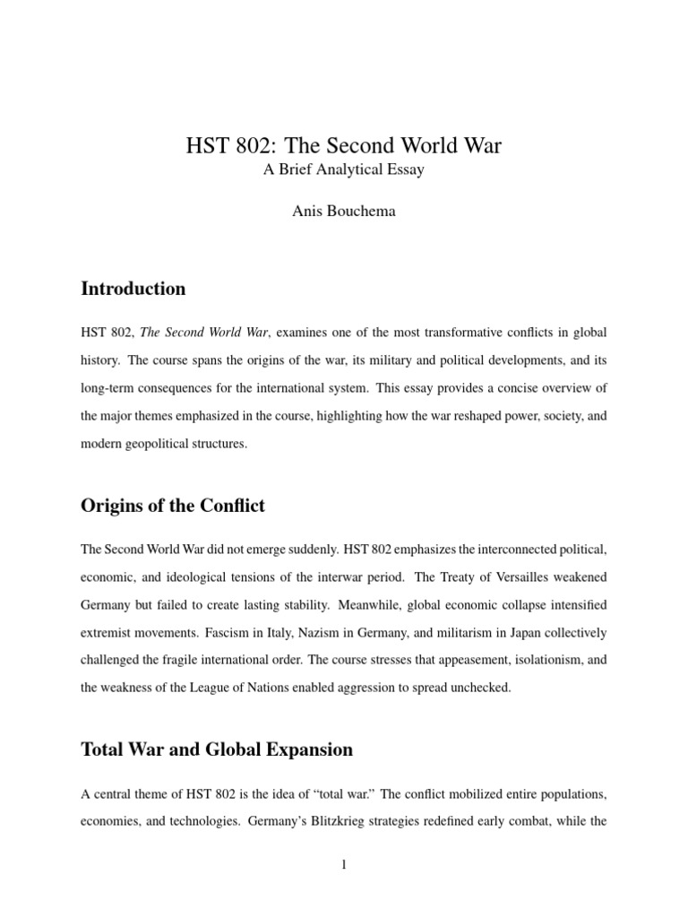 essay | PDF | World War II | Genocides