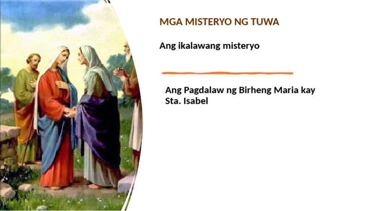 Ikalawang Misteryo Ng Tuwa | PDF