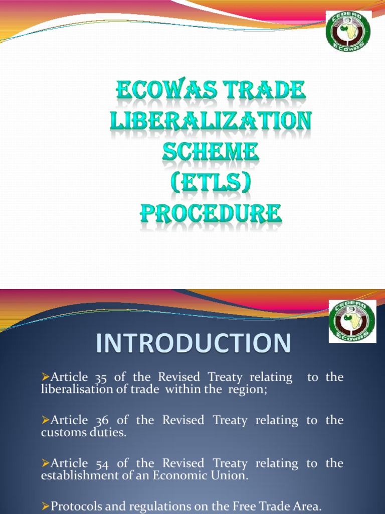 ECOWAS Trade Liberalization Scheme Overview | PDF | Economic Community ...