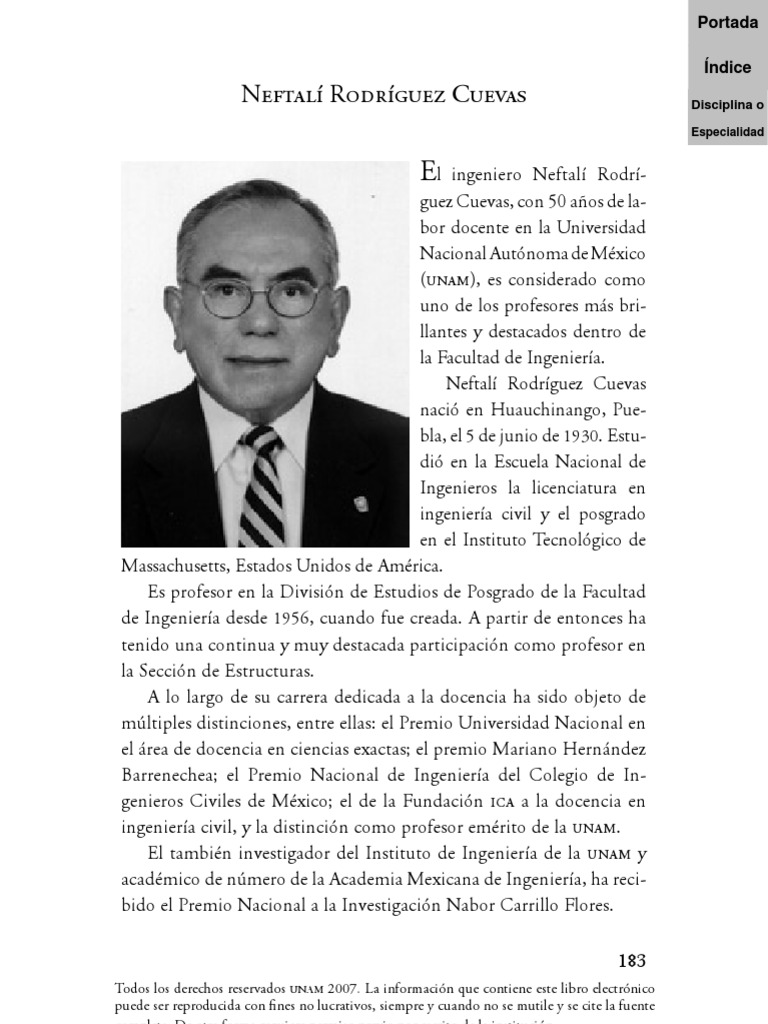 Neftalí Rodríguez: Legado en Ingeniería | PDF | Ingeniería | México