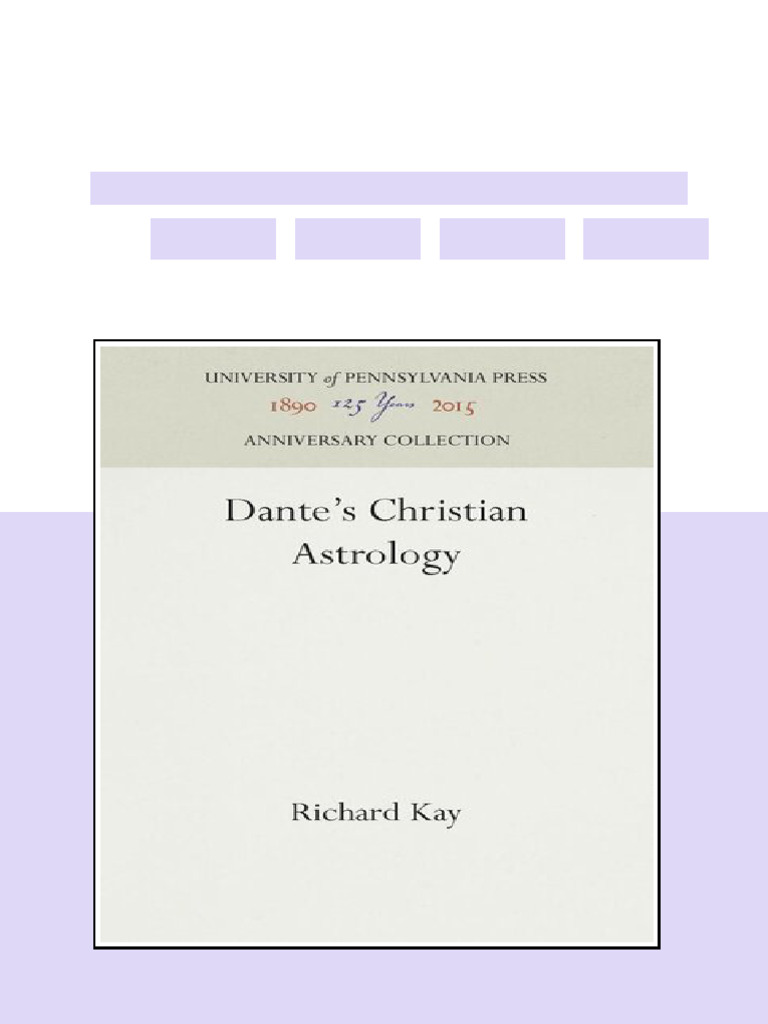 Dante s Christian Astrology Richard Kay available instanly | PDF ...