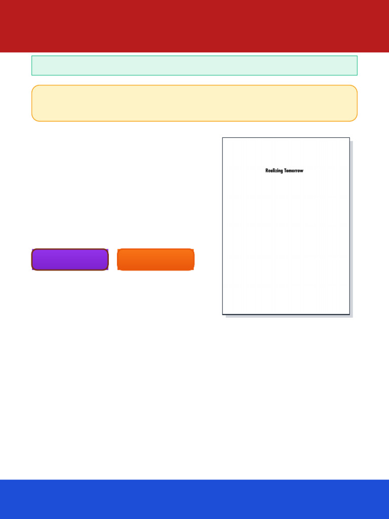 Realizing Tomorrow Chris Dubbs Ebook Multi Platform Version | PDF ...