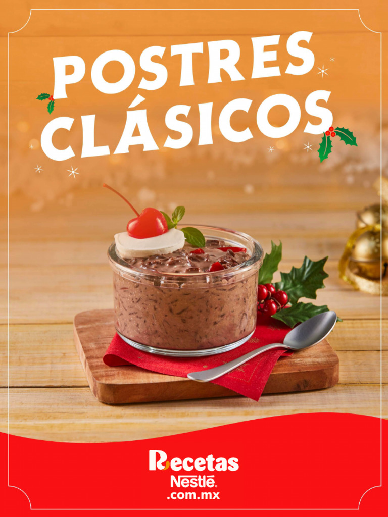 MX RN Recetario Postres Clásicos 281025 Compressed | PDF | Postres ...