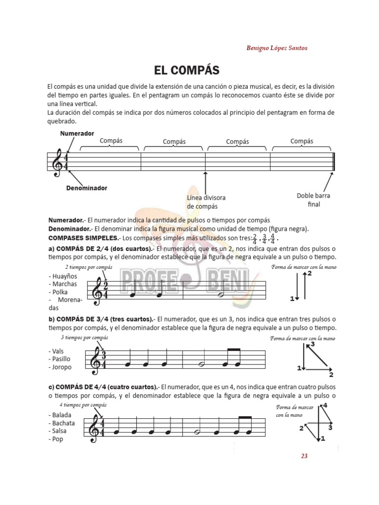 El Compas Musical | PDF | Teoría musical | Musicología