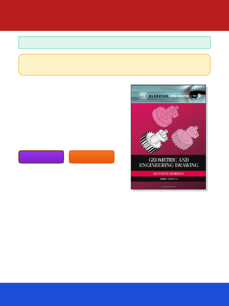 Geometric and Engineering Drawing 3rd Edition K. Morling ebook redesigned version 2025 | PDF ...