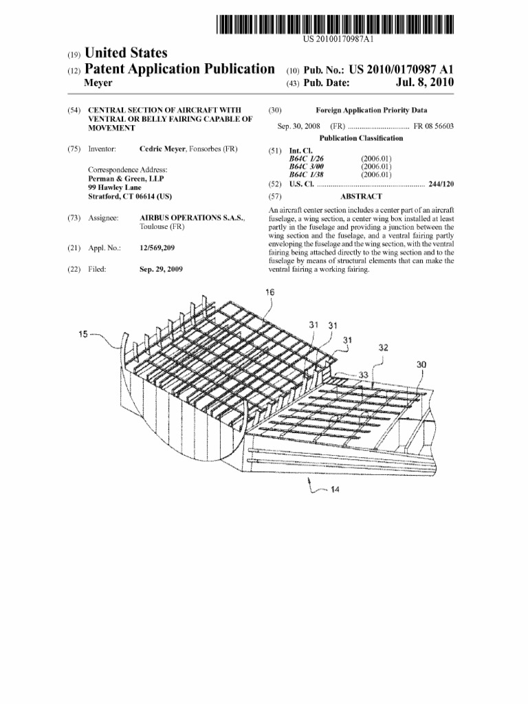 Aircraft wing box section patent analysis | PDF | Bending | Fuselage