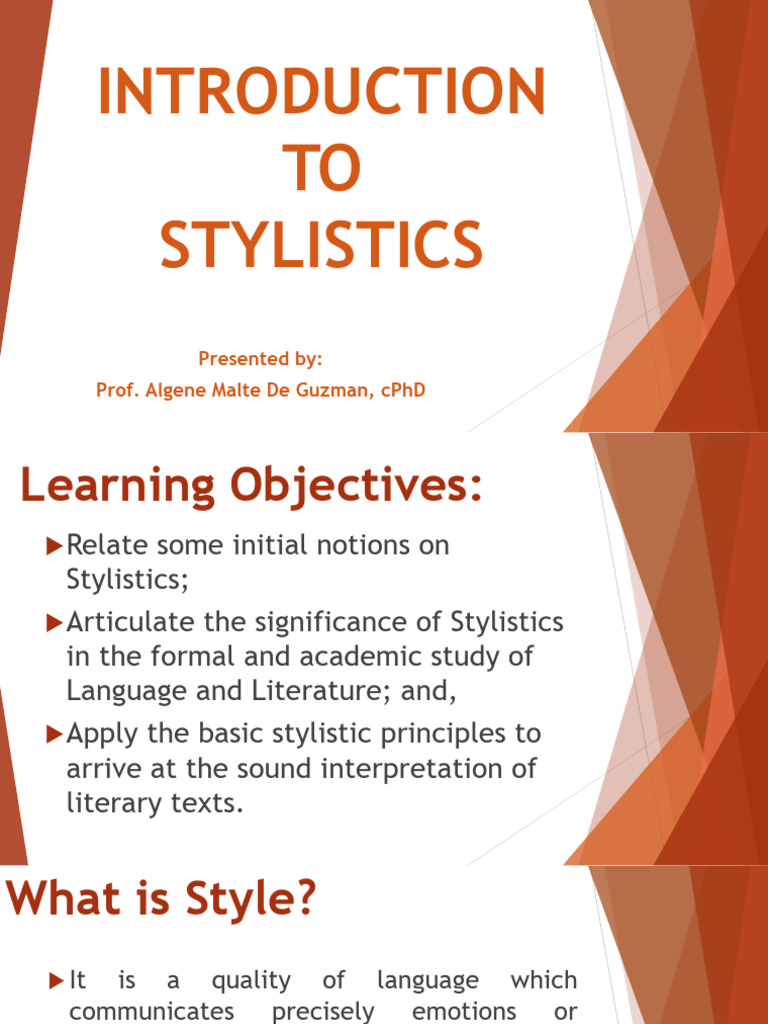 2_Introduction to Stylistics | PDF | Linguistics | Thought