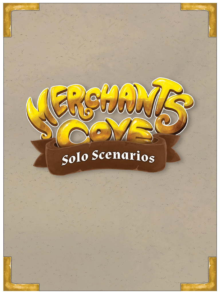 Merchants Cove - Ain't Nikolas Solo Scenario | PDF