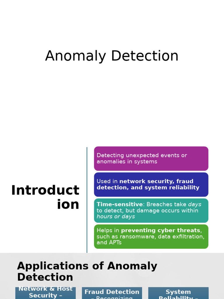 Anomaly Detection | PDF | Autoregressive Integrated Moving Average | Stationary Process