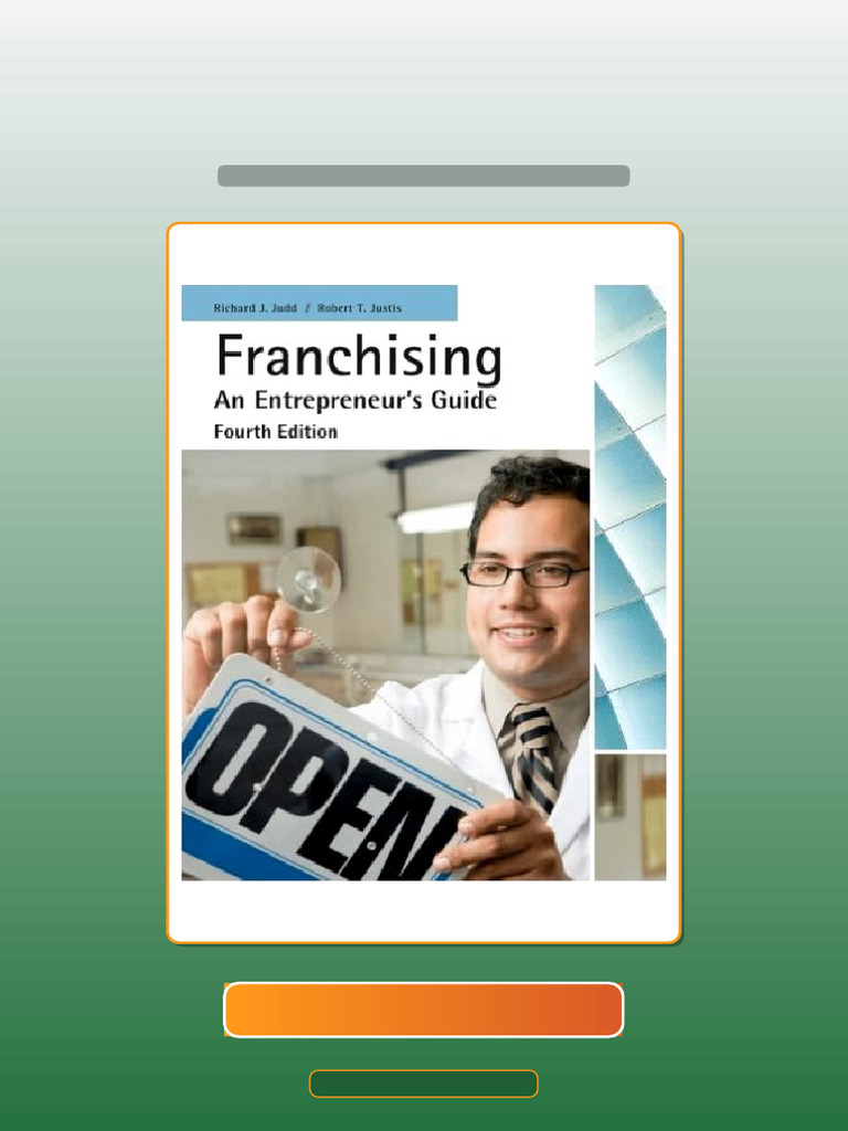 Test Bank For Quizzes For Franchising 4th Edition Richard J Judd Robert ...
