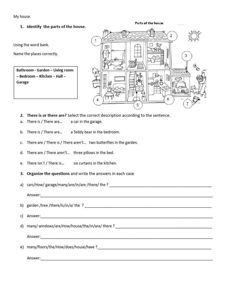 My House Exercises 25 | PDF