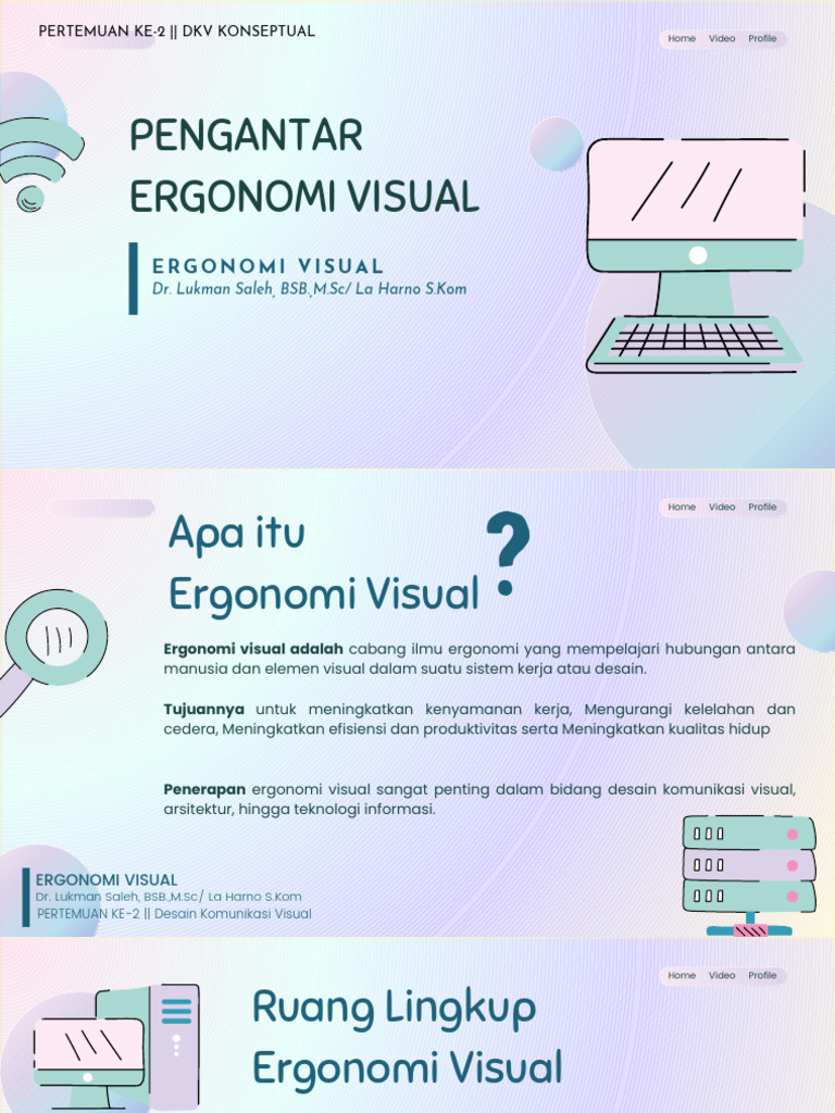 Dkv - Pert 2 Ergonomi Visual (1) | PDF