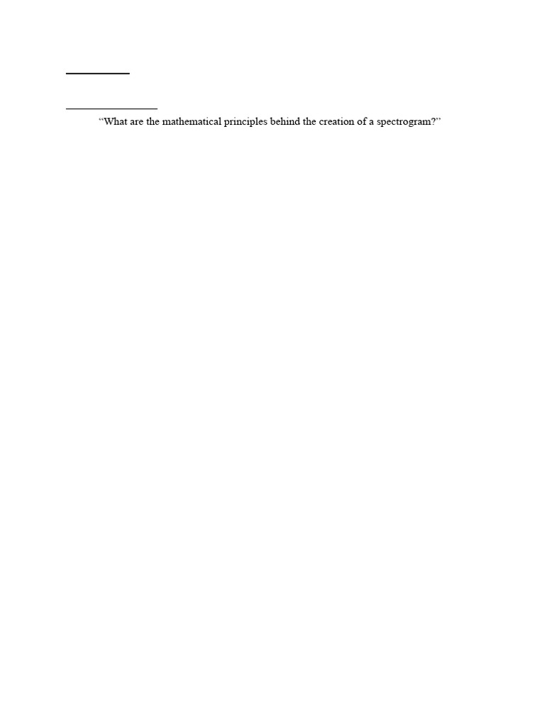 Math IA (Second Draft) | PDF | Discrete Fourier Transform | Sine Wave