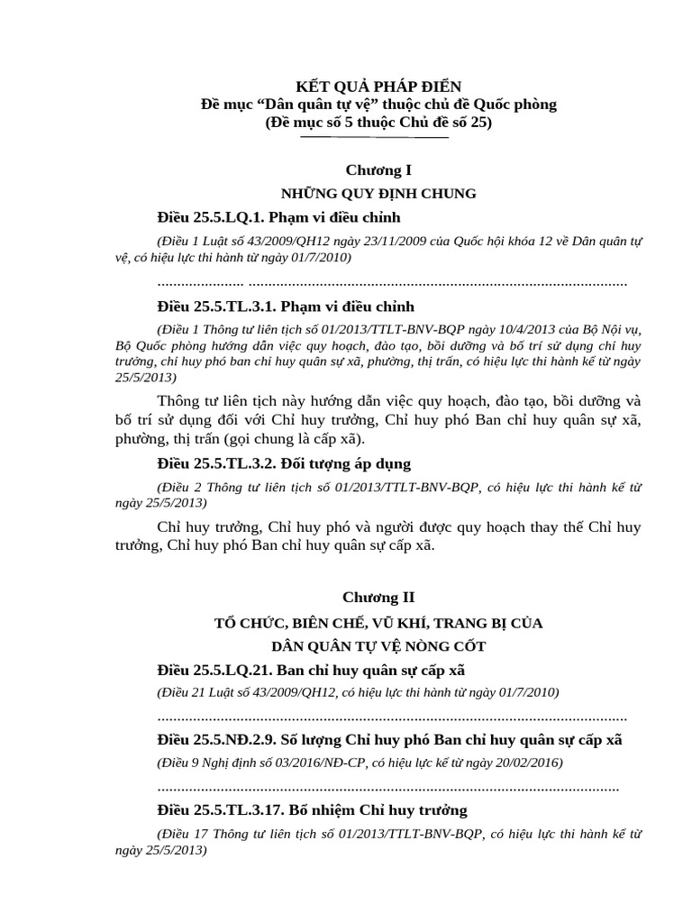 Bo+Noi+Vu +Phap+Dien+Luat+Dan+Quan+Tu+Ve 2 | PDF