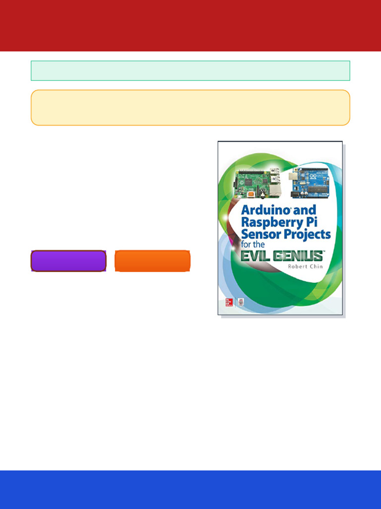 Arduino and Raspberry Pi Sensor Projects for the Evil Genius 1st ...