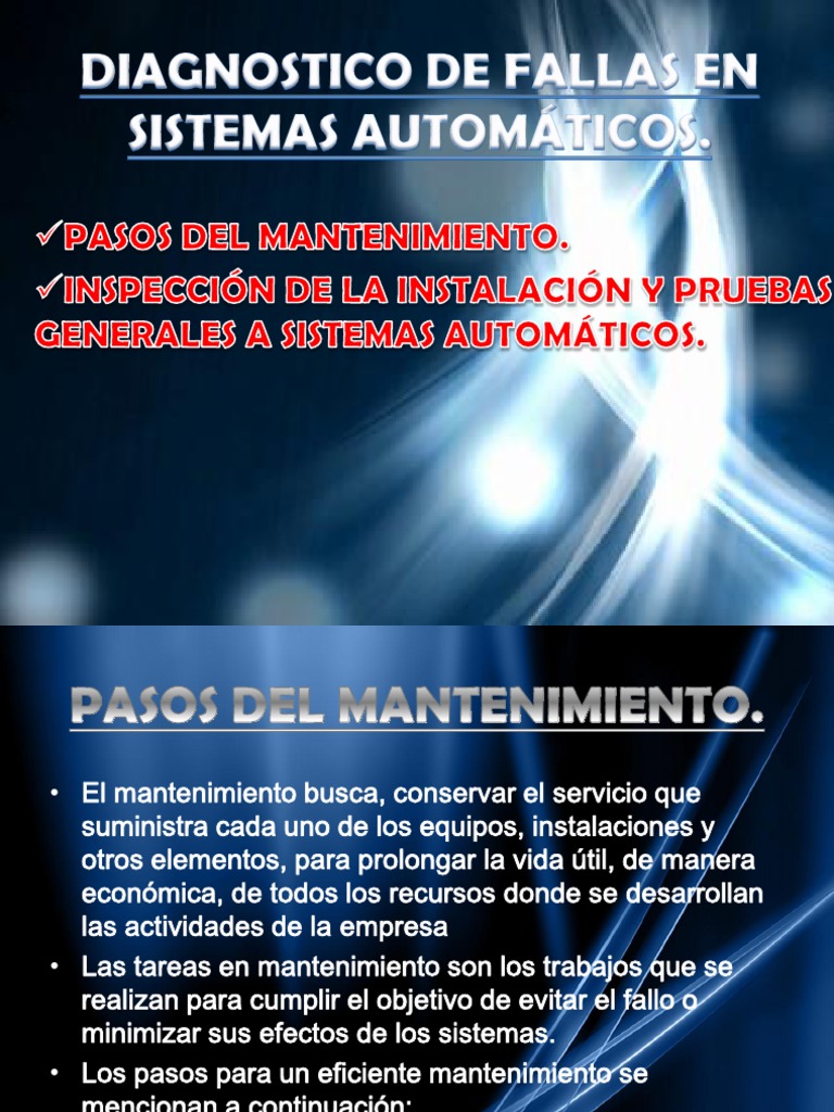 DIAGNOSTICO DE FALLAS EN SISTEMAS AUTOMÁTICOS | PDF | Calibración ...