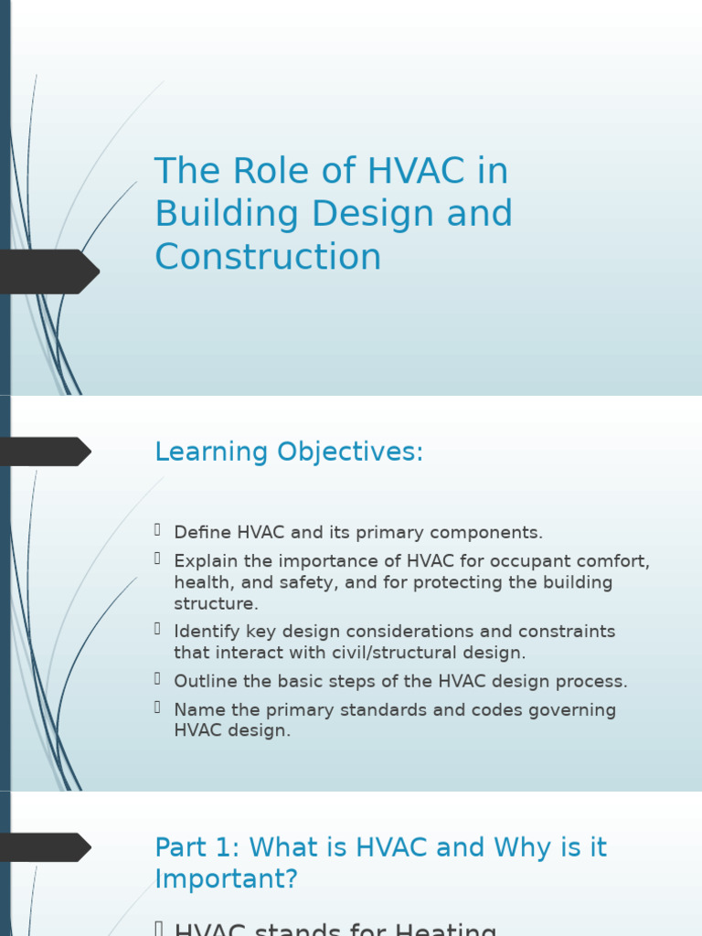 HVAC Design in Building Construction | PDF | Ventilation (Architecture ...