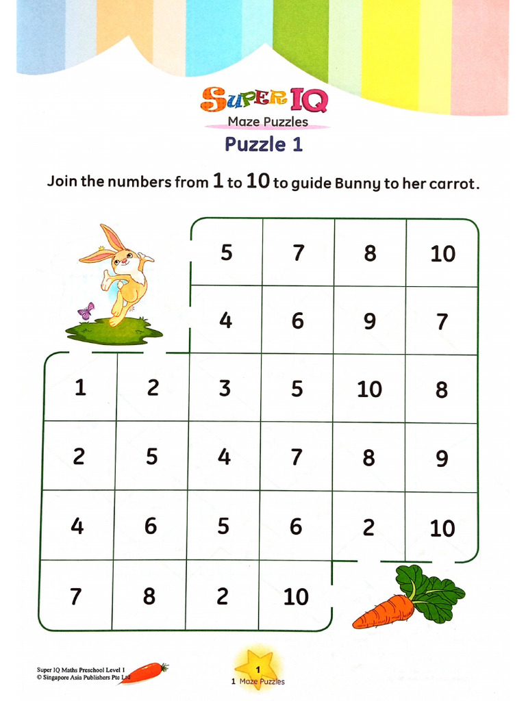 Super IQ Maths Level 1 For 4 5 Years Old | PDF